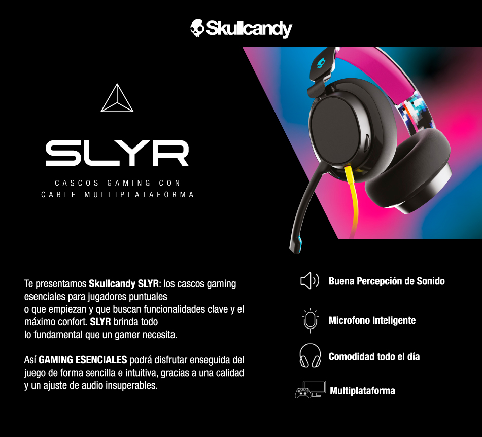 Skullcandy Audífono Gamer Slyr | PC Factory